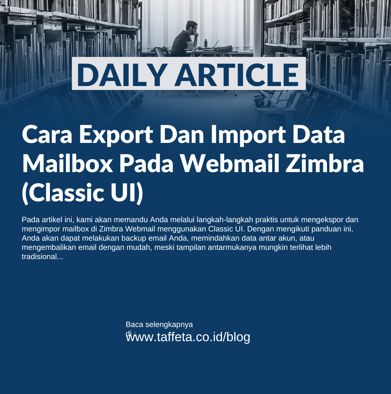 Cara Export Dan Import Data Mailbox Pada Webmail Zimbra (Classic UI ...